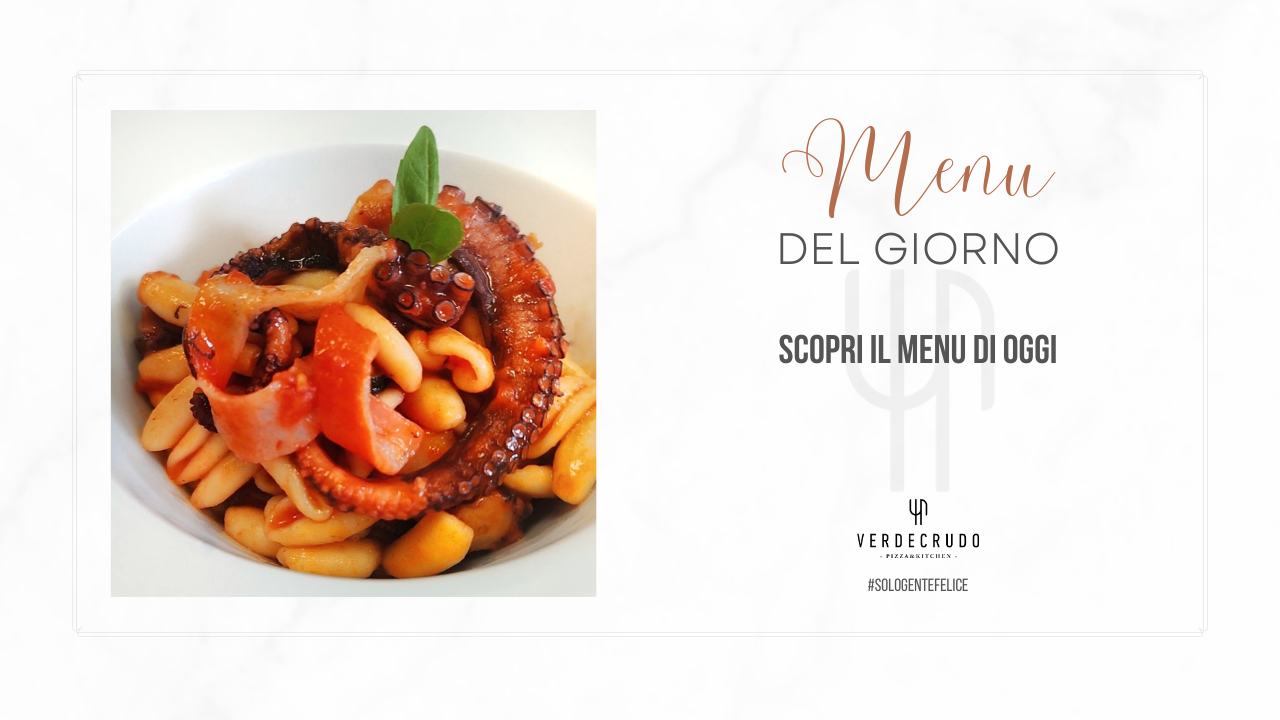 Menu del Giorno (Pranzo)